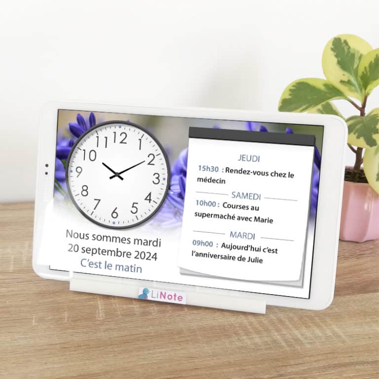 LiNote : le meilleur calendrier numérique Alzheimer